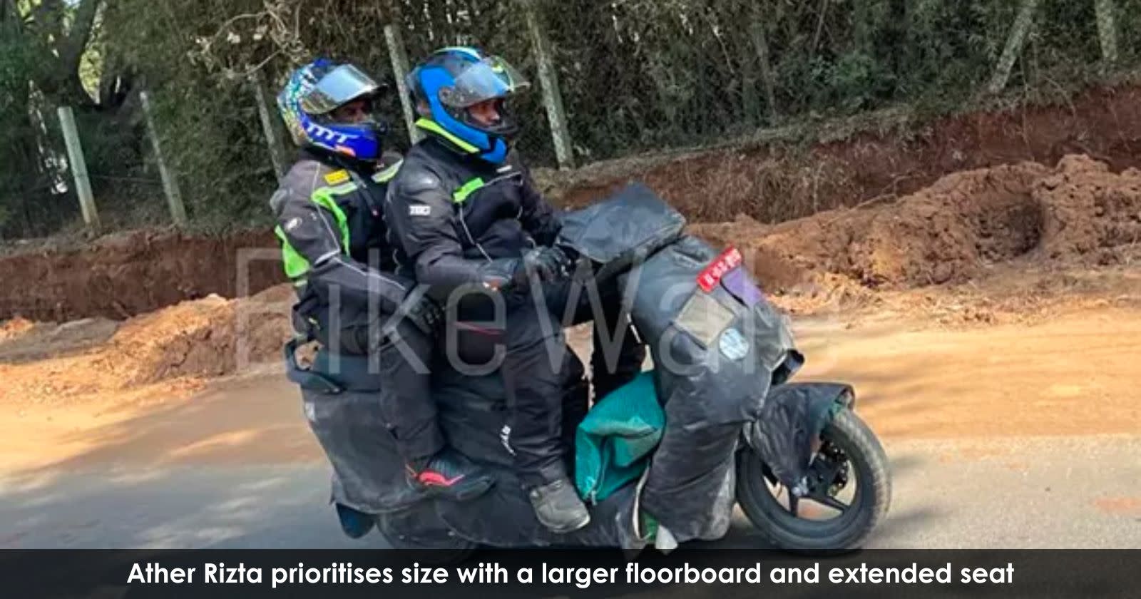 Ather Rizta Family Electric Scooter Spotted Testing