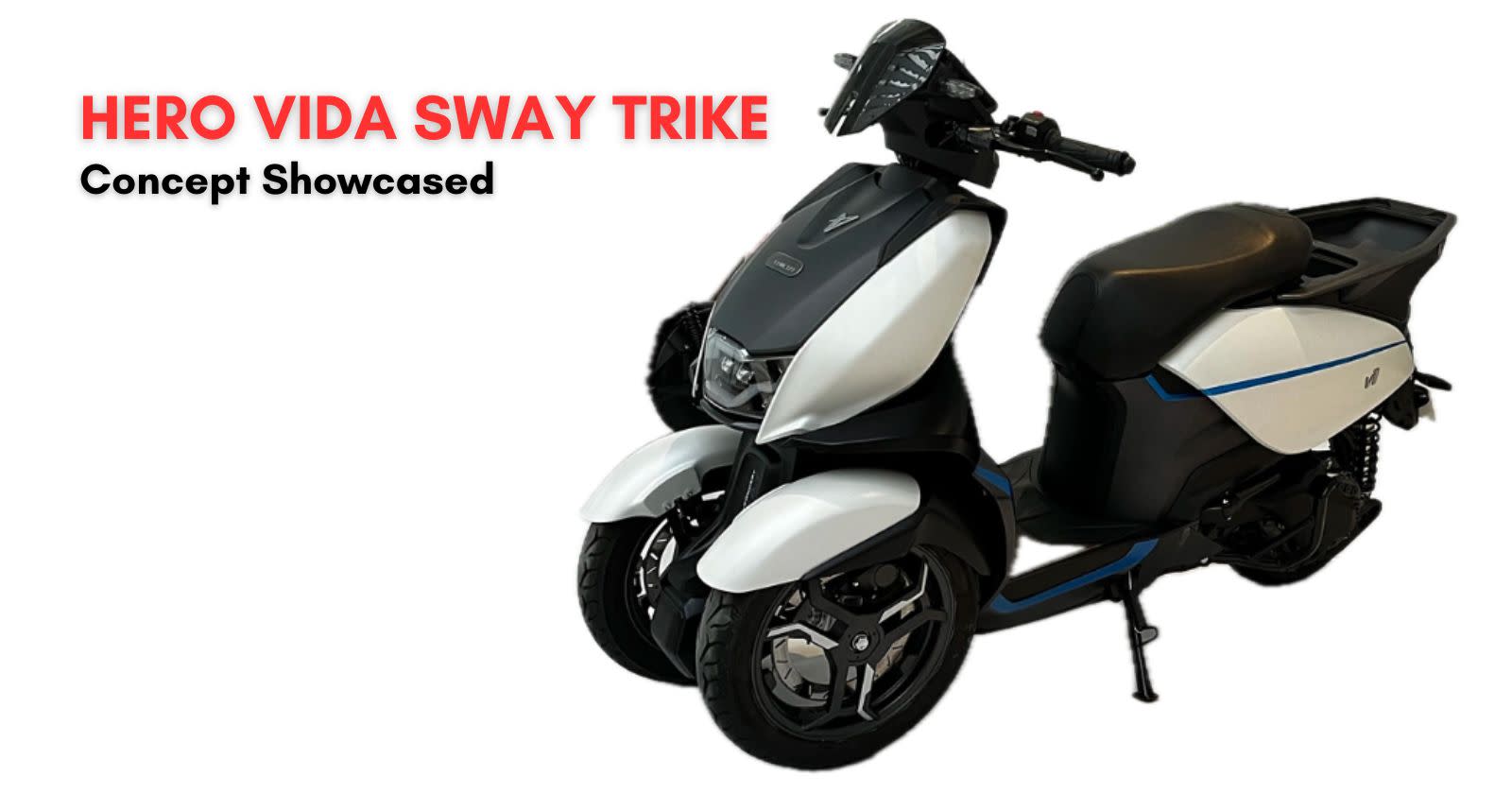Hero Vida Sway Trike Concept Showcased At Hero World 2024