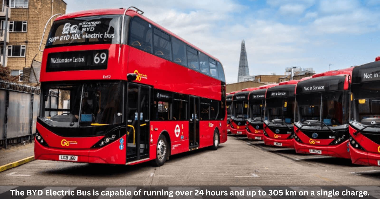 BYD Introduces Long-Range Double-Decker Electric Bus In London