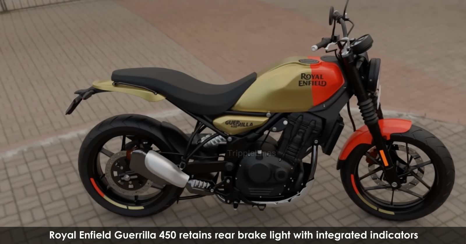 Royal Enfield Guerrilla 450 New Spyshot Pops Up Prior To Launch