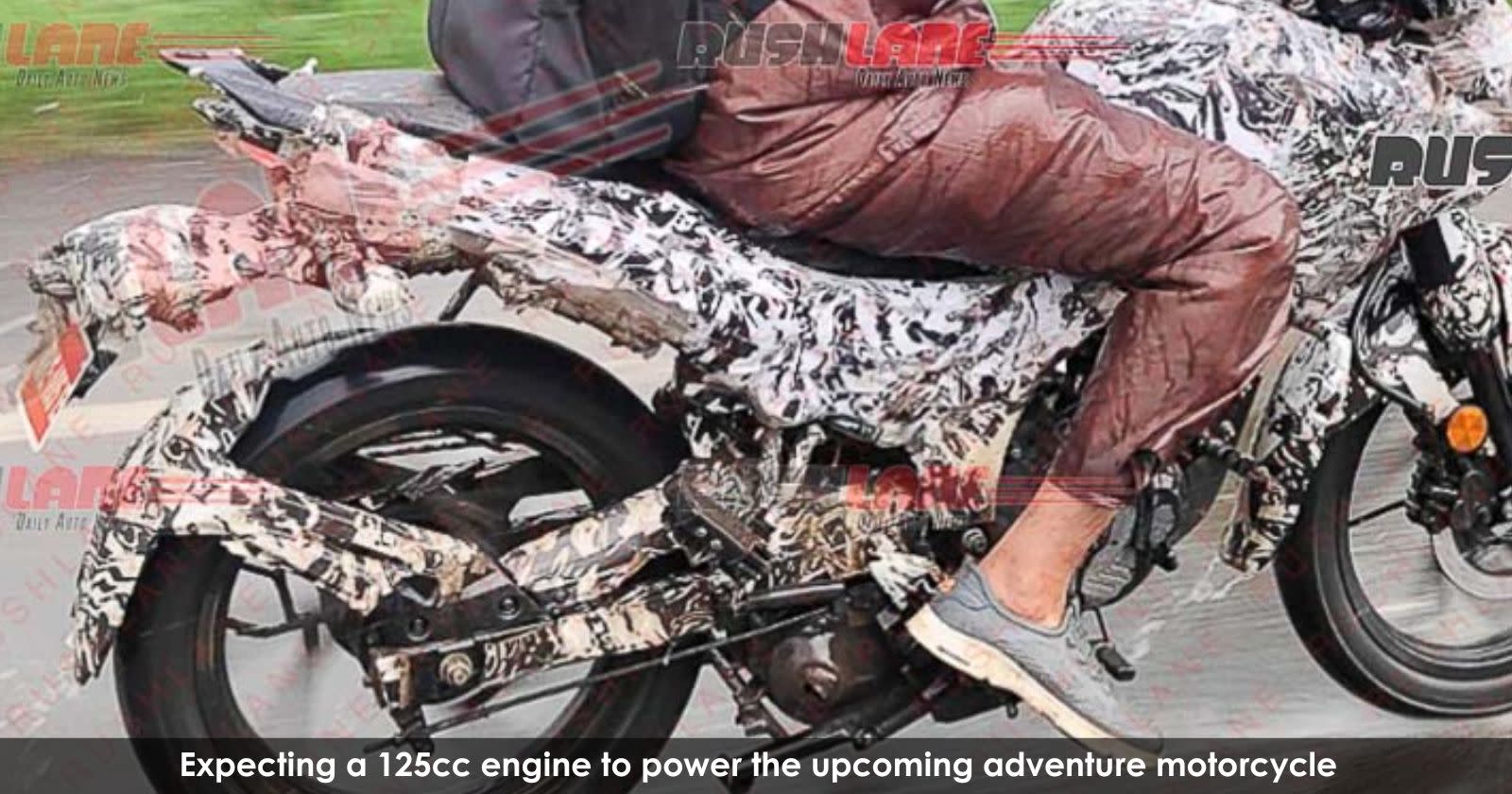 New Bajaj Adventure-Styled Motorcycle Spotted Testing Again