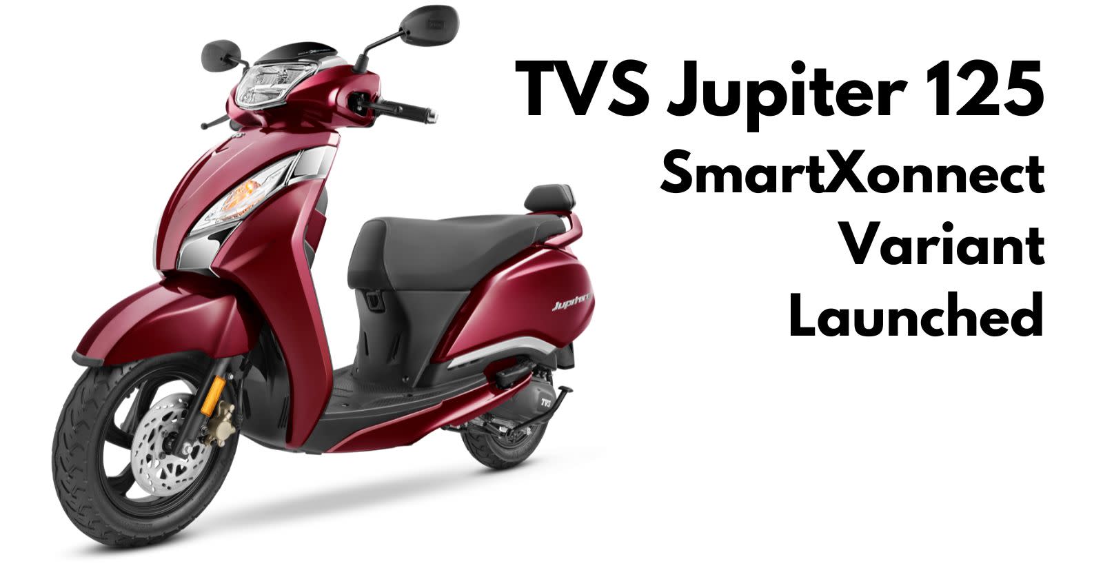 TVS Jupiter 125 Receives Bluetooth Connectivity