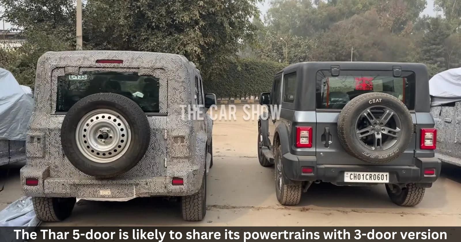 Mahindra Thar 5-Door Could Get A Soft-Top Version