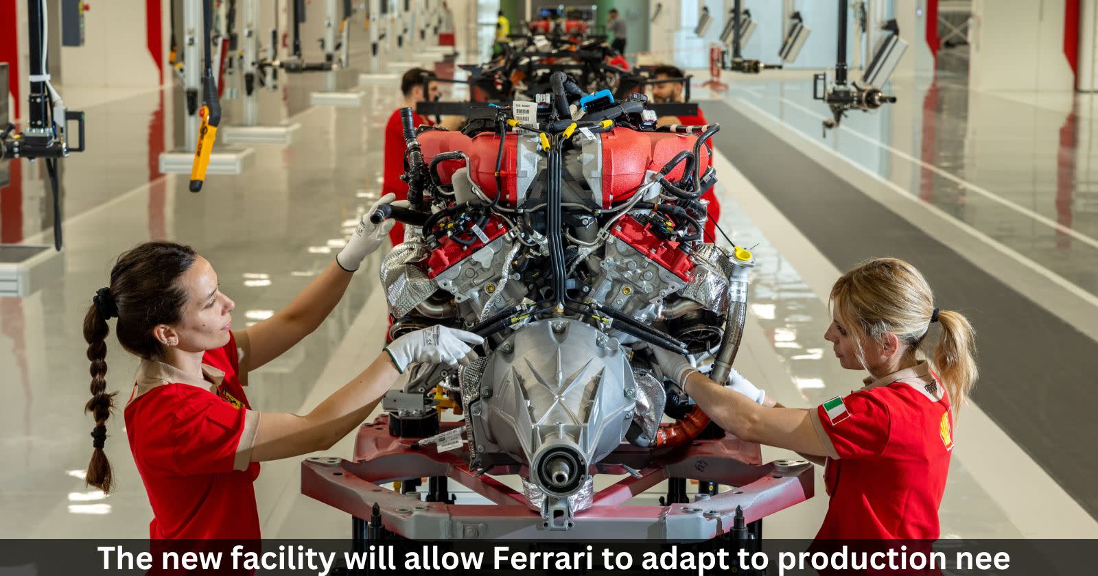 Ferrari Unveils New E-Building In Maranello, Italy