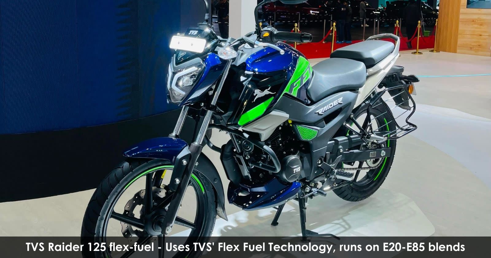 Flex Fuels Bikes Showcased At Bharat Mobility Global Expo 2024
