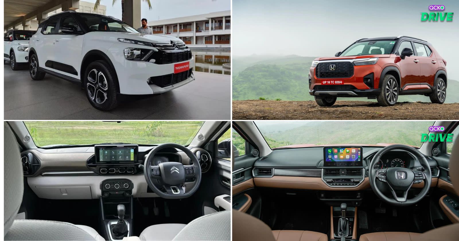 Citroen C3 Aircross vs Honda Elevate: Spec Comparison