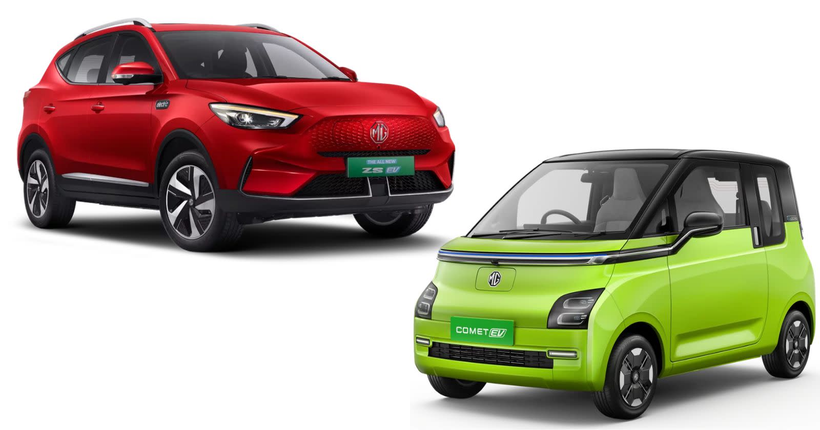MG Comet, ZS EV Variants Rejigged; Get New Features
