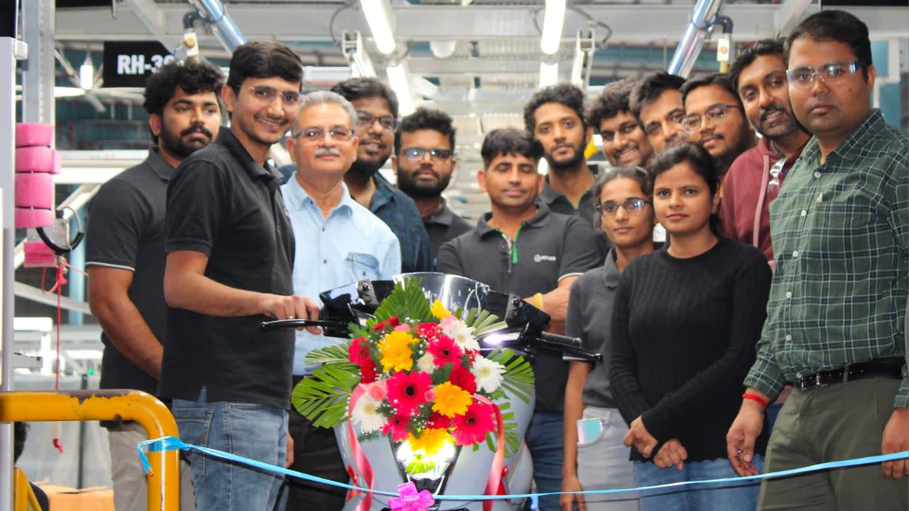 Ather Energy Breaches 2 Lakh Units Production Milestone