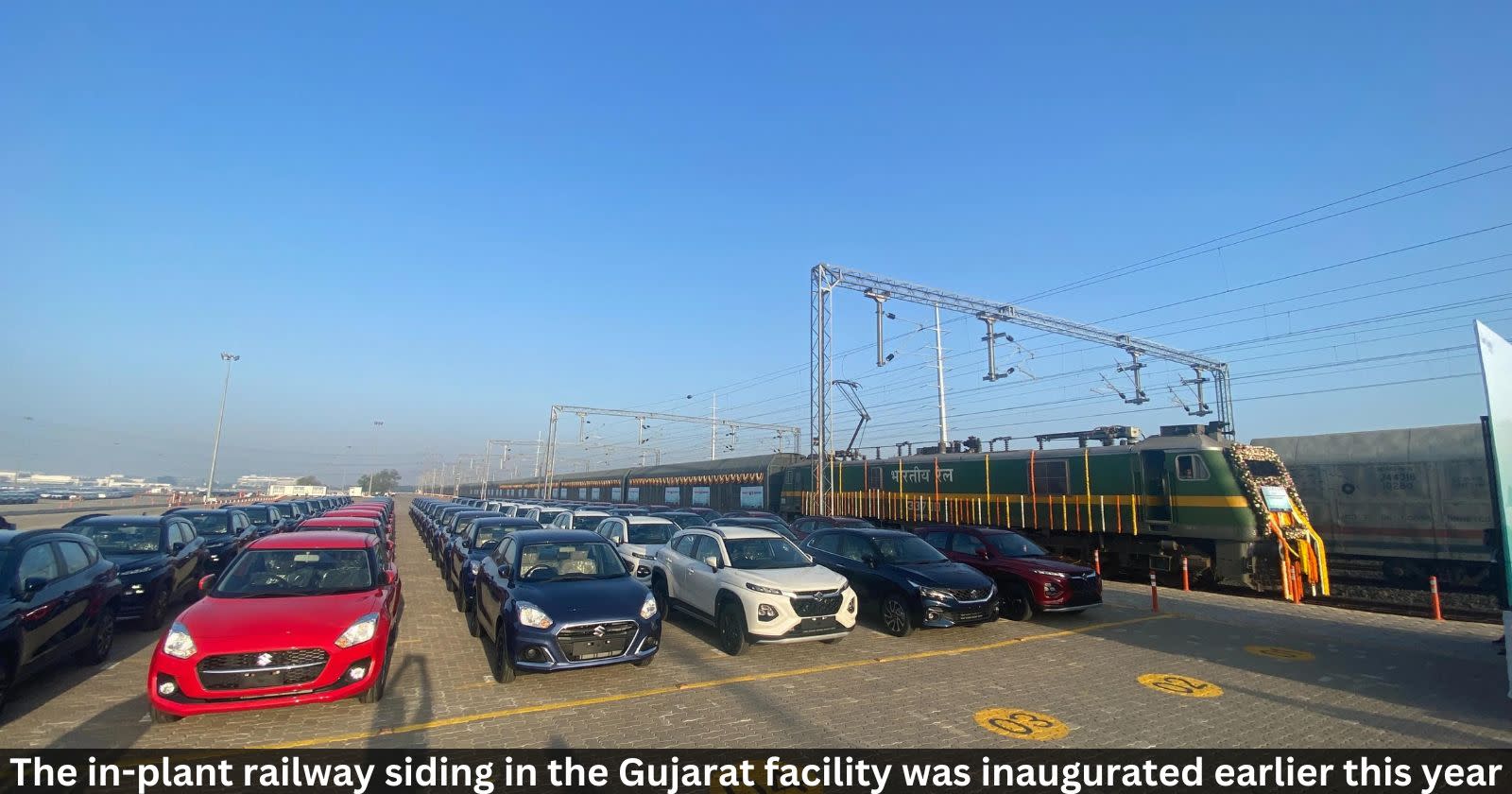 Maruti Suzuki Dispatches 20 Lakh Vehicles Using Railways