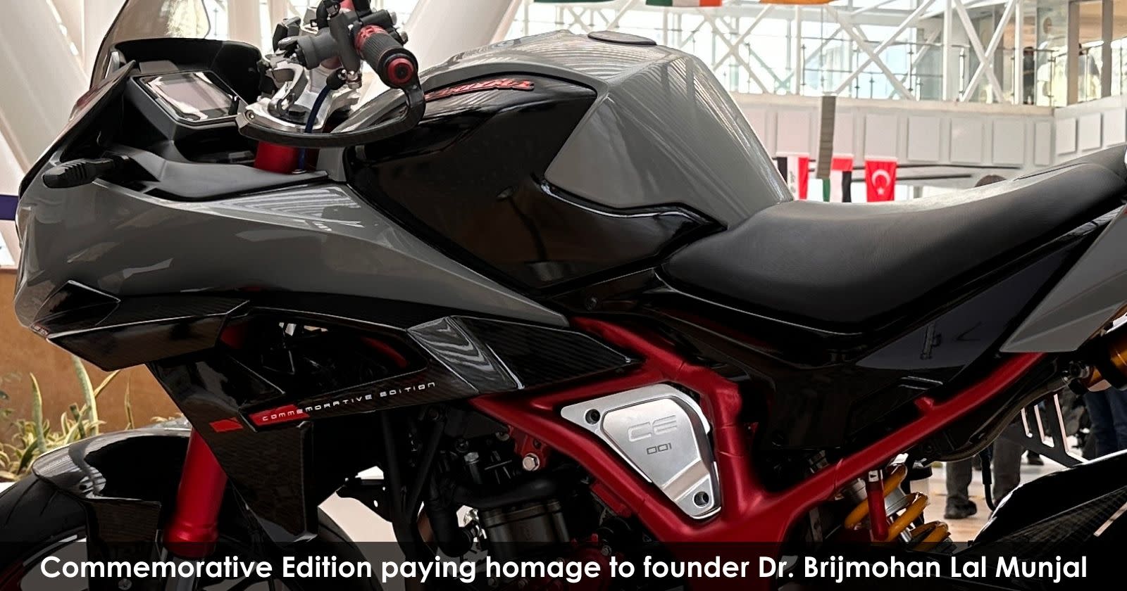 Hero CE001 Special Edition Bike Showcased At Hero World 2024!