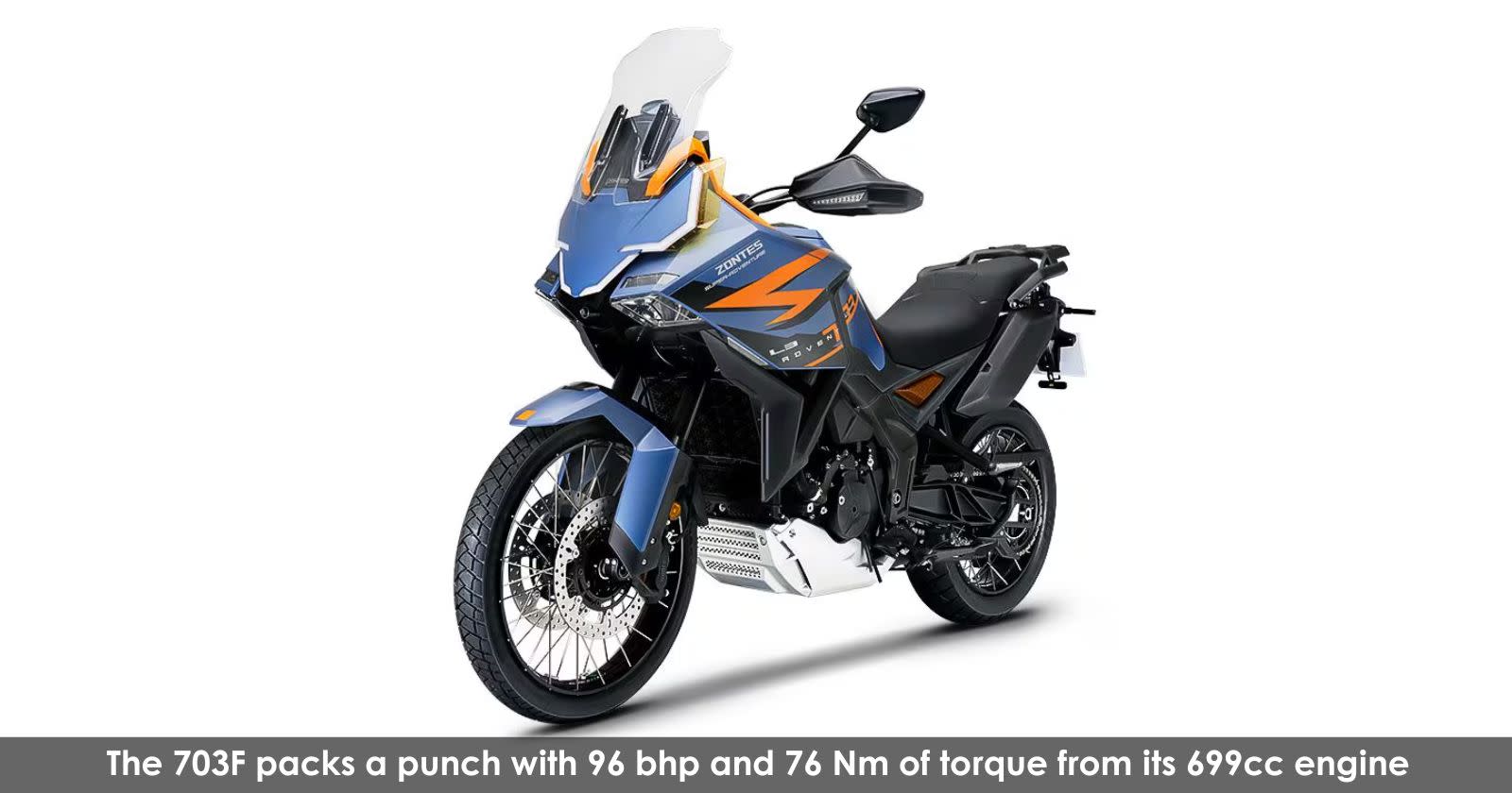 Zontes 703F Adventure Bike Unveiled, Features At A Shocking Price Tag