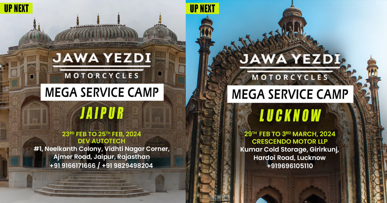 Jawa Yezdi Motorcycles Introduces Mega Service Camp