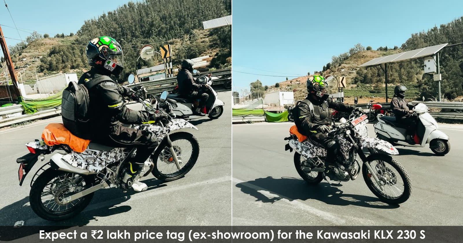 Kawasaki KLX 230 S Road-legal Enduro Bike Spotted Testing In India