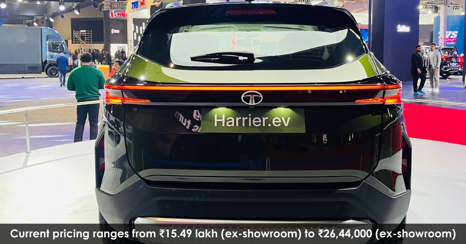 Tata Harrier EV Concept Unveiled At Bharat Mobility Expo 2024