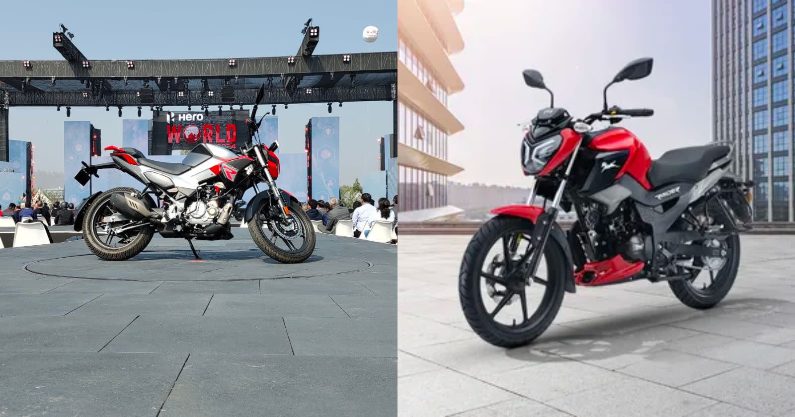 Hero Xtreme 125R vs TVS Raider 125 - Specs Compared
