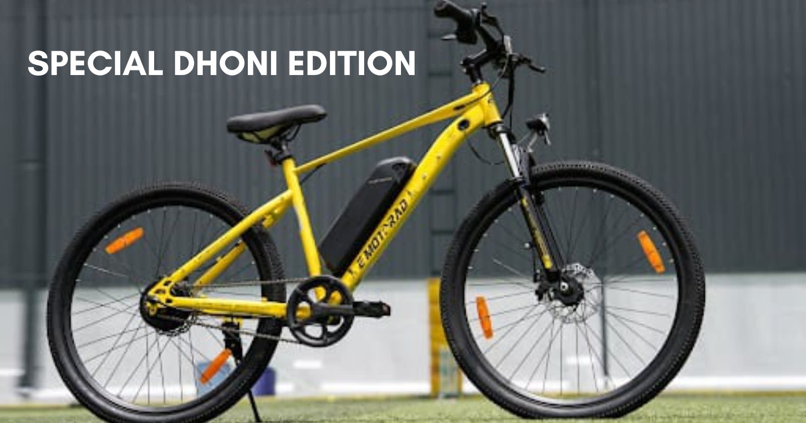 EMotorad Launches Special Edition E-Cycle For Dhoni's Birthday