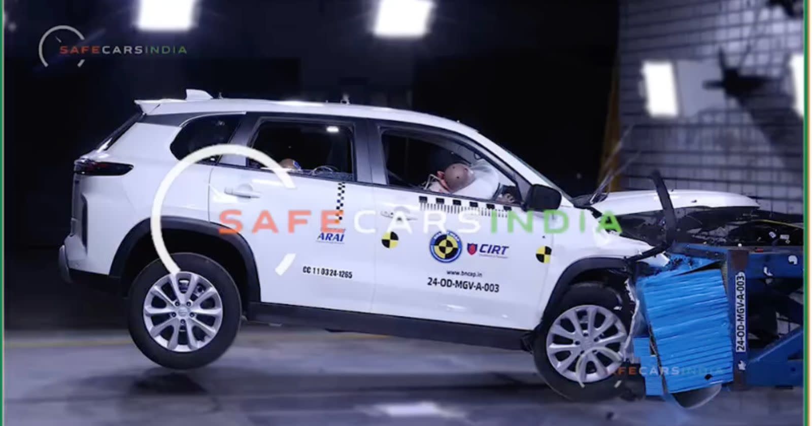 Maruti Suzuki Grand Vitara Crash Test Images Leak Ahead of BNCAP Results