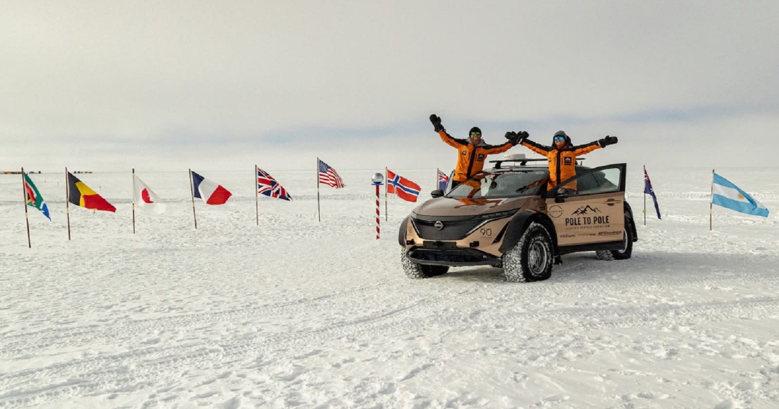 All-Electric Pole To Pole Expedition With EV Nissan Arya Concludes