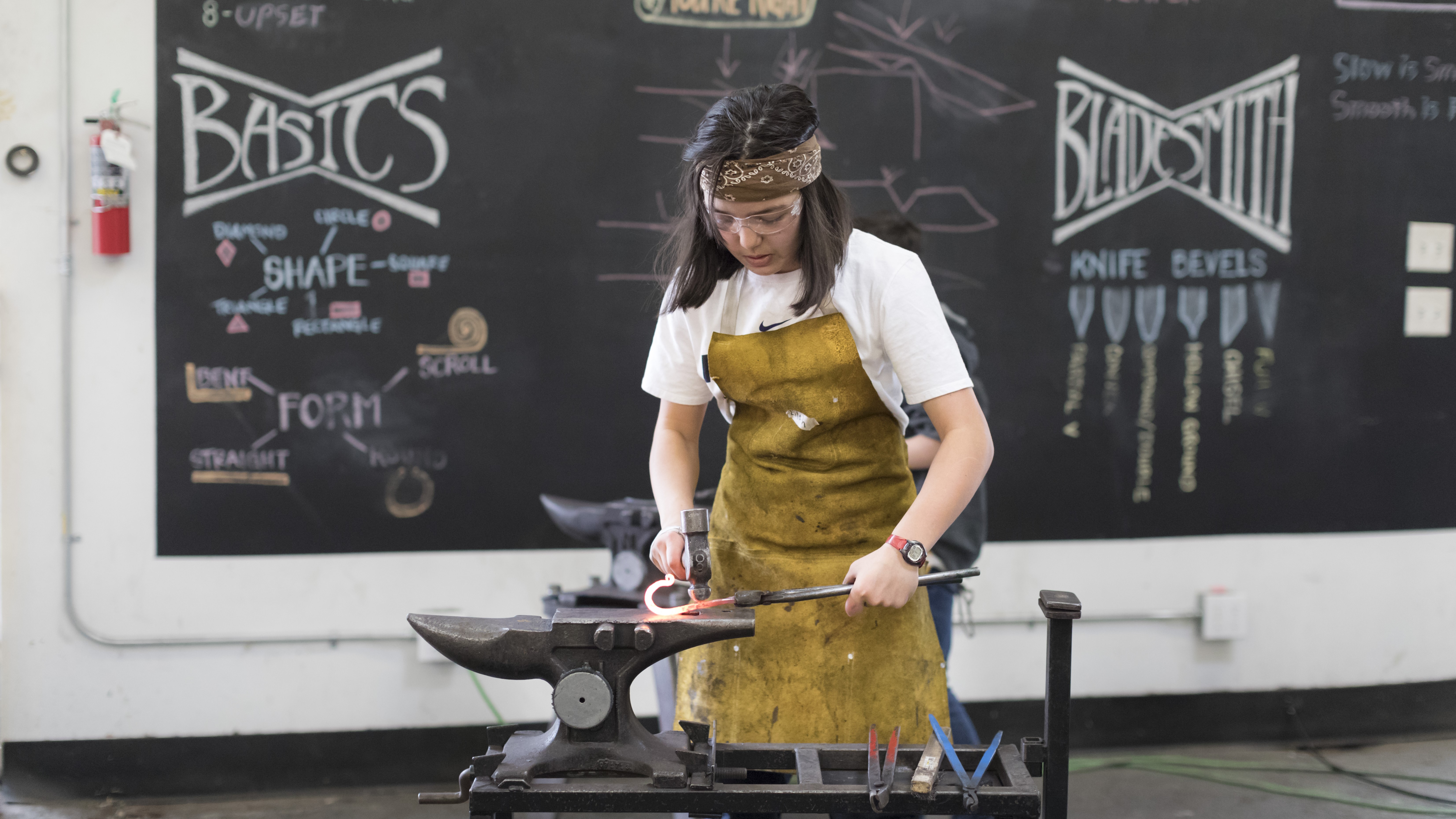 Blacksmithing Apprenticeship - Trackers Earth Bay Area