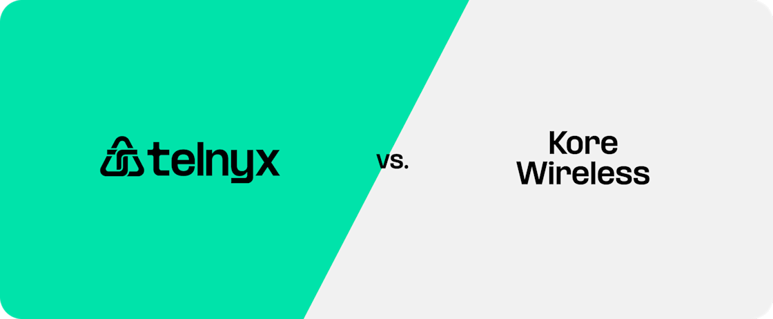 Telnyx IoT - the smarter SIM choice than KORE Wireless