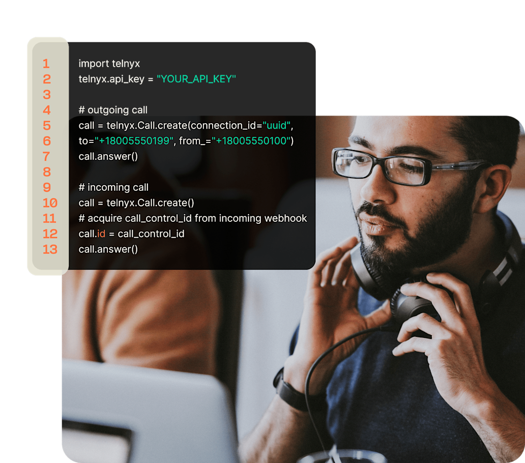Voice API - Programmable Voice for Developers | Telnyx