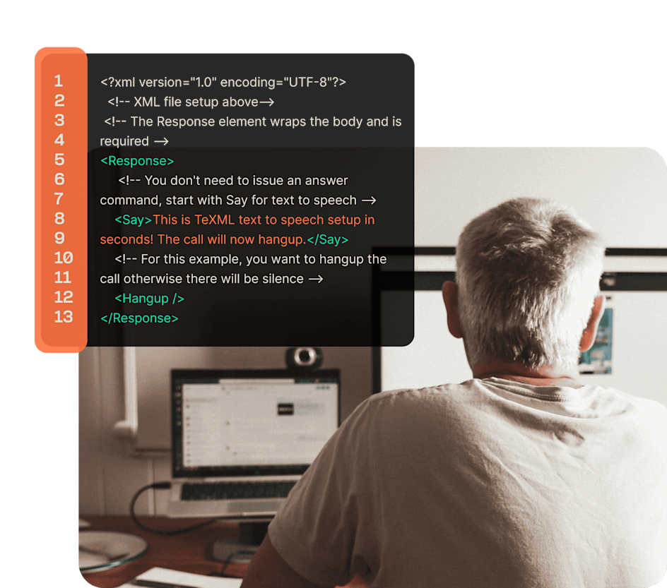 TeXML: dynamic, low-code programmable voice | Telnyx