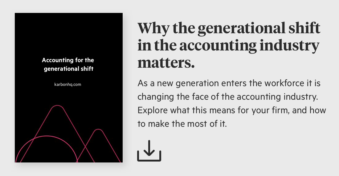 Accounting for the generational shift | Karbon resources