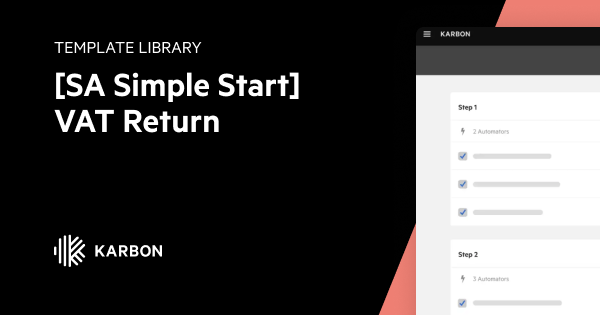 [SA Simple Start] VAT Return | Karbon Template Library
