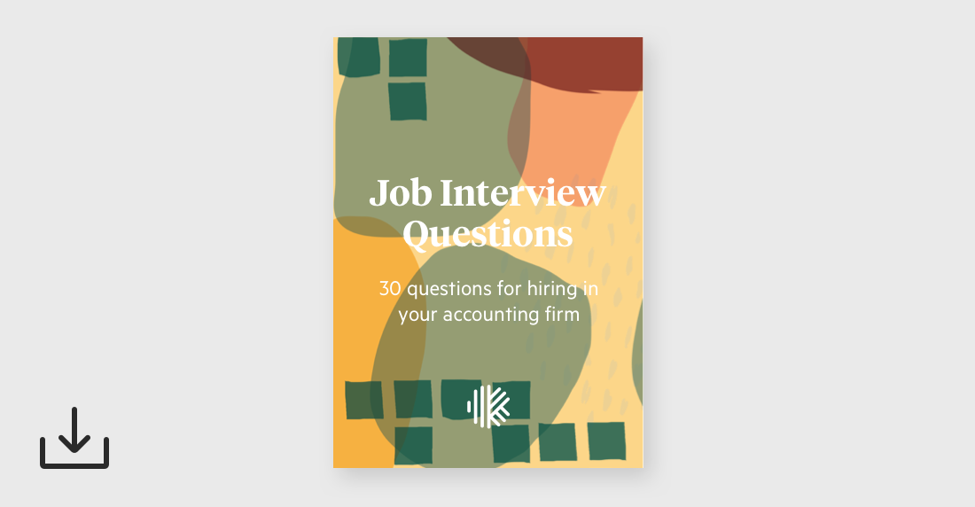 30 Job Interview Questions for your Accounting Firm | Karbon Template ...