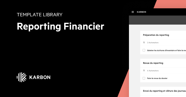 Reporting Financier | Karbon Template Library