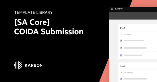 [SA Core] COIDA Submission | Karbon Template Library