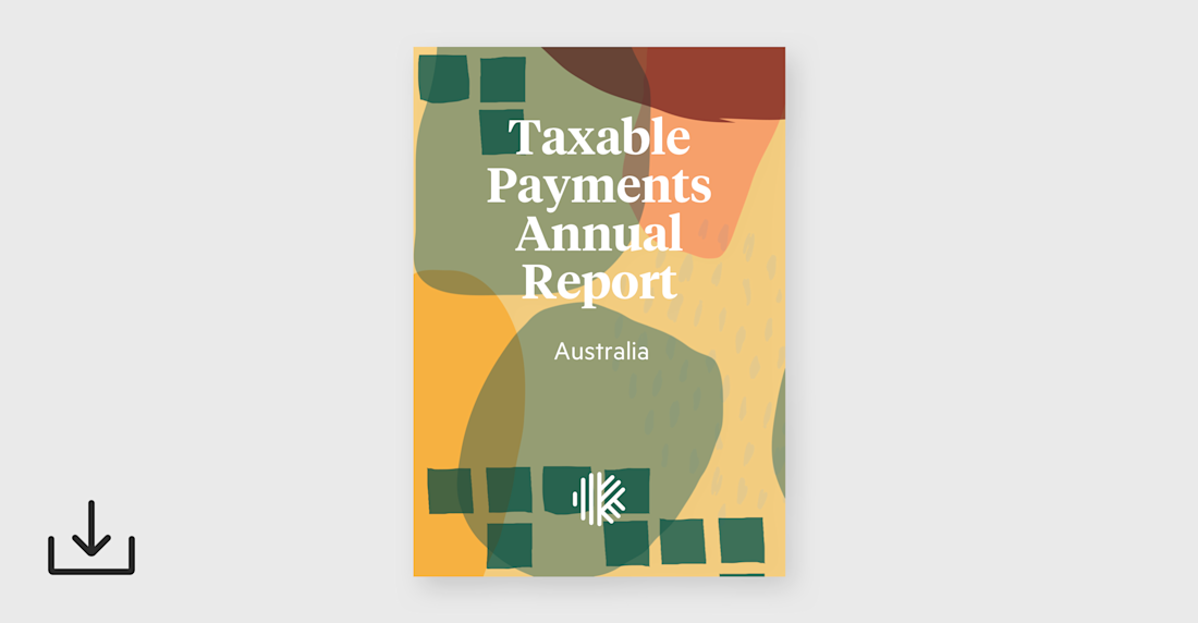 Taxable Payments Annual Report | Karbon Template Library