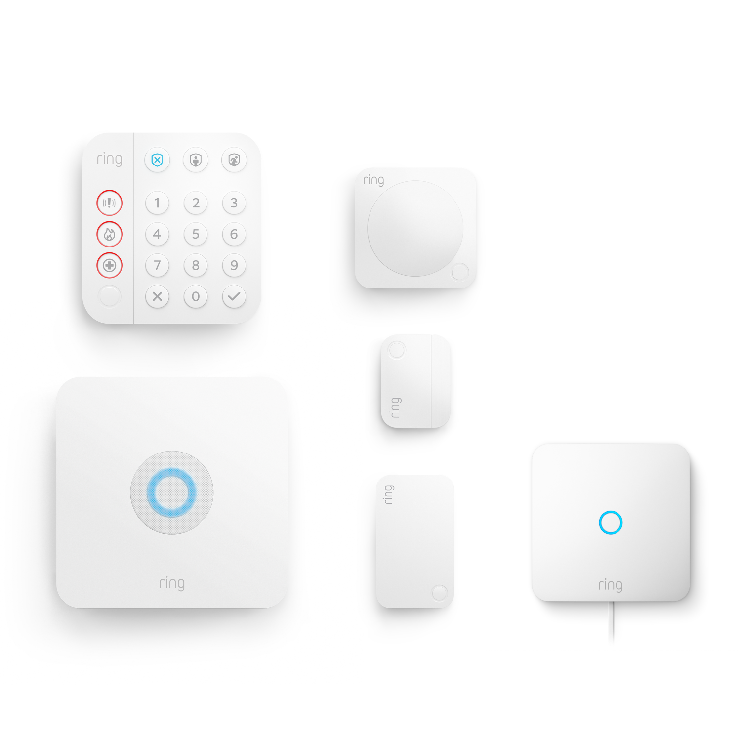 Ring Intercom Audio + Alarm Security Kit, 5 pezzi | Ring
