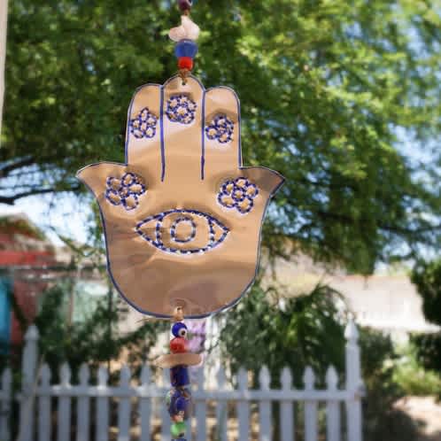 Nature School Project: DIY Hamsa Scarecrow — Sparkle Stories