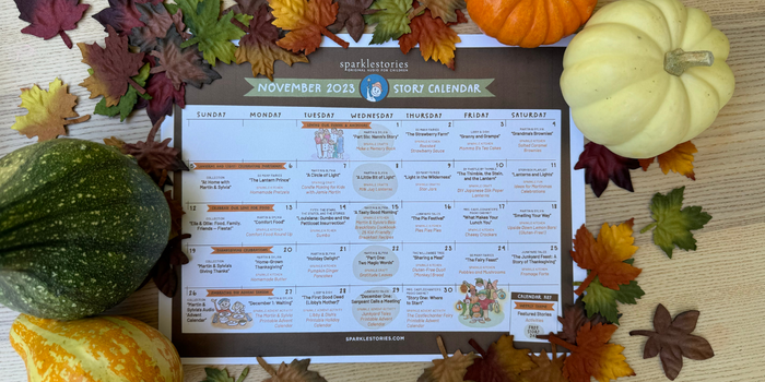 The November Audio Story Calendar - Sparkle Stories