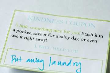 Sparkle Crafts: Kindness Coupons — Sparkle Stories