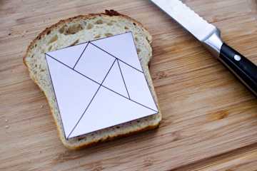Sparkle Kitchen: Pesto Toast Tangram Dragons — Sparkle Stories