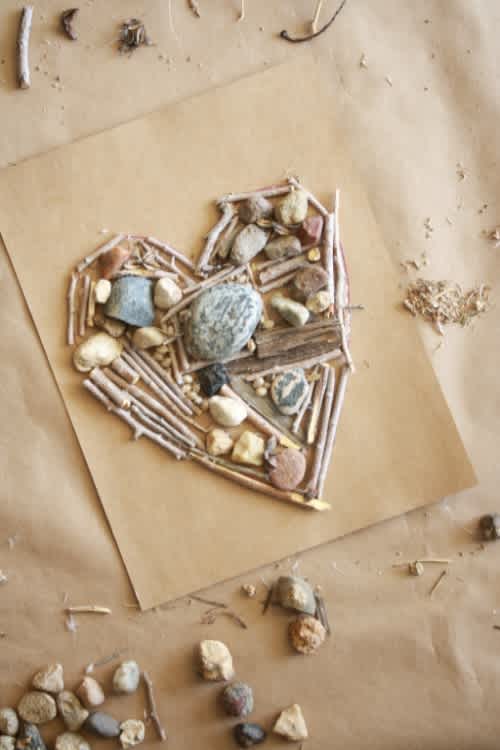 Nature School Project: Nature Hearts — Sparkle Stories