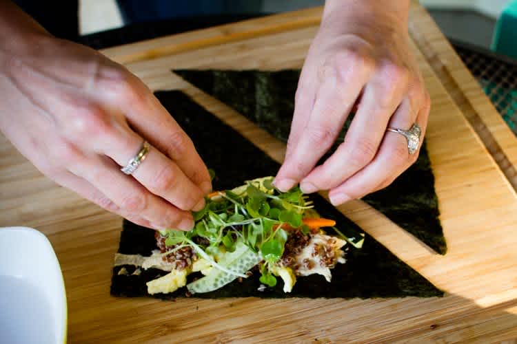 Sparkle Kitchen: Nori Handrolls — Sparkle Stories