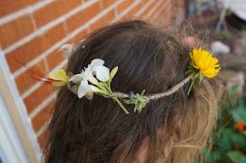 Nature School Project: Flower Crowns — Sparkle Stories