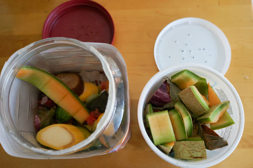 sparkle craft: DIY kitchen counter composter — Sparkle Stories