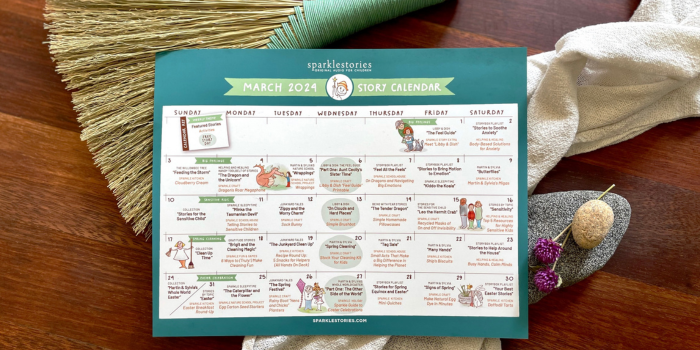 The March 2024 Story Calendar — Sparkle Stories