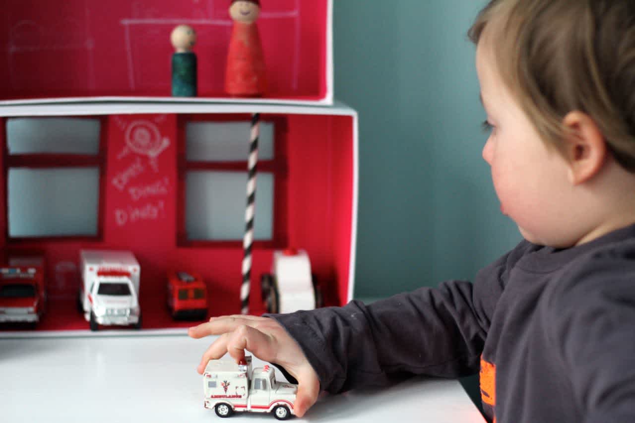 Sparkle Craft: Fire Station Doll House — Sparkle Stories