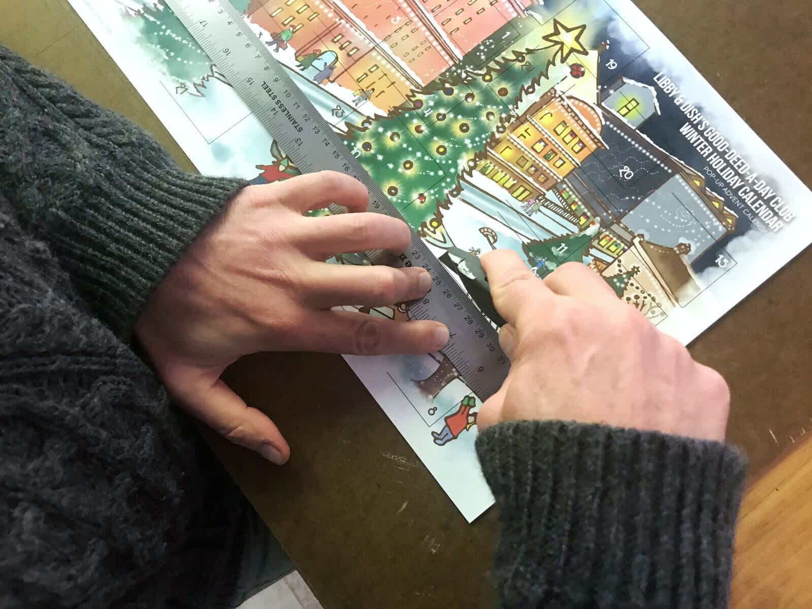 Tutorial: Libby & Dish's December PRINTABLE Holiday Calendar! — Sparkle ...