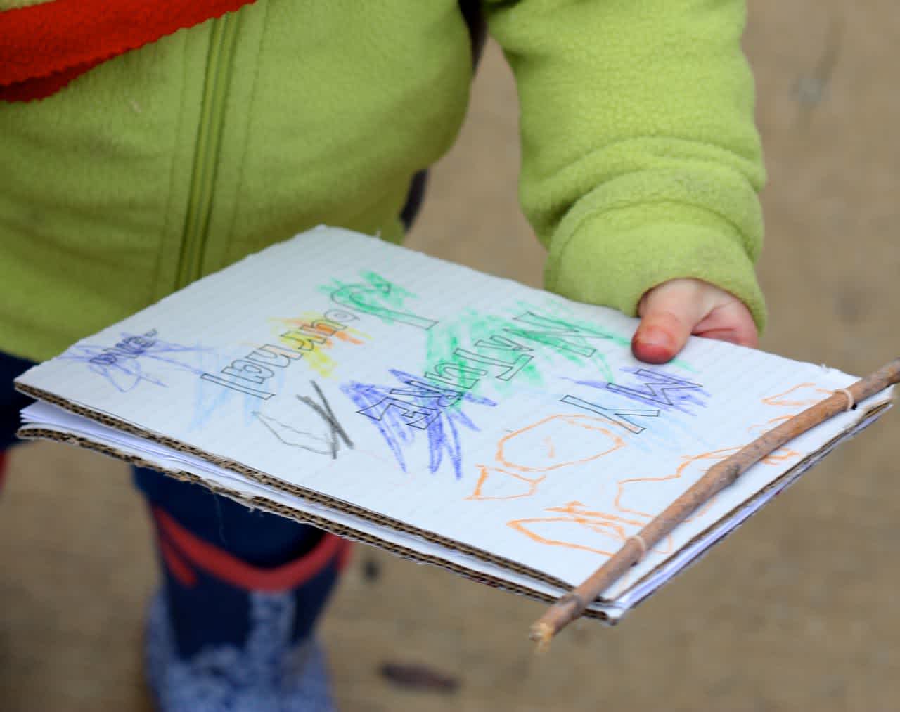 Sparkle Crafts: Springtime Nature Journal — Sparkle Stories