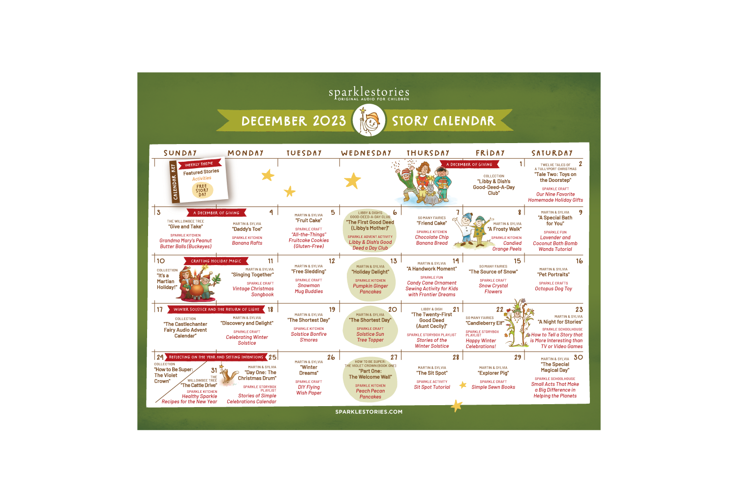 The December Audio Story Calendar — Sparkle Stories