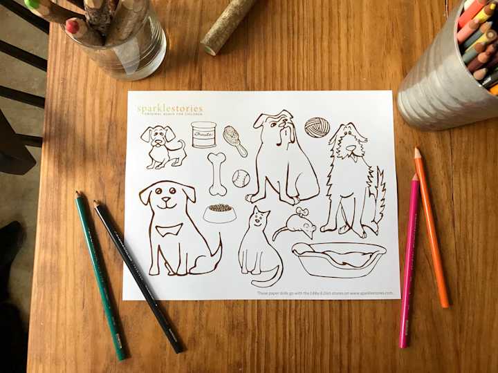 Libby & Dish Paper Dolls! — Sparkle Stories