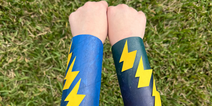 Sparkle Craft: DIY Superhero Cuffs — Sparkle Stories