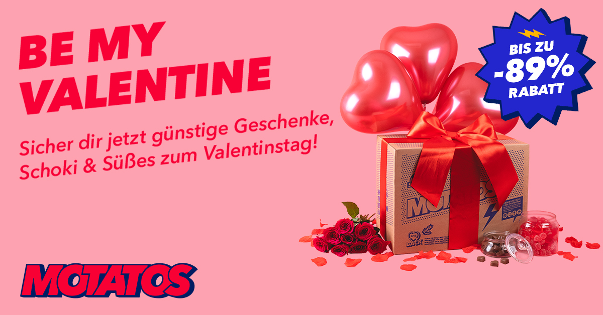 Günstige Valentinstagsgeschenke, Schokolade & Süßes | Motatos
