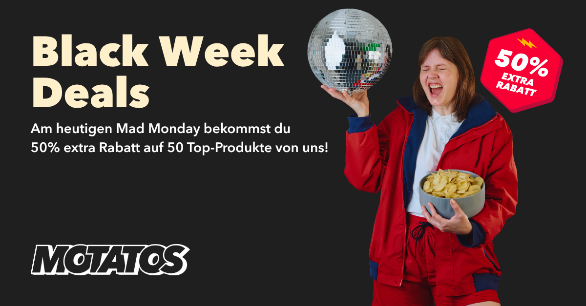 Mad Monday: 50% extra Rabatt auf 50 Top-Produkte!